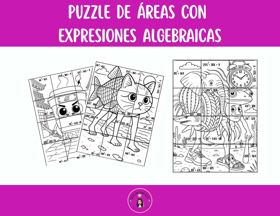 Puzzle de Áreas con Expresiones Algebraicas (INDIVIDUAL) – IDEAS ...